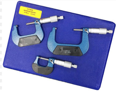 Inspec Mechanical micrometer set with heat shield 0-75mm x.01mm 102-33