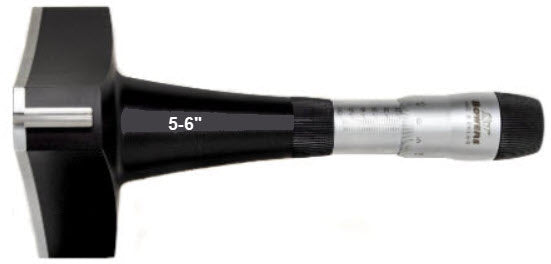 Bowers XT Analogue Standard 3 point micrometers 5-6" XTA125i