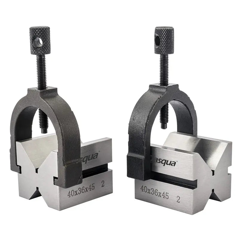 V-Block & Clamp Set Max Dia. 32mm Dasqua L*W*H 70*45*40mm, Max Dia .32