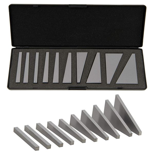 Dasqua Set of 10 Precision Angle Blocks 9411-1205 10PCS 1° 2° 3° 4° 5°