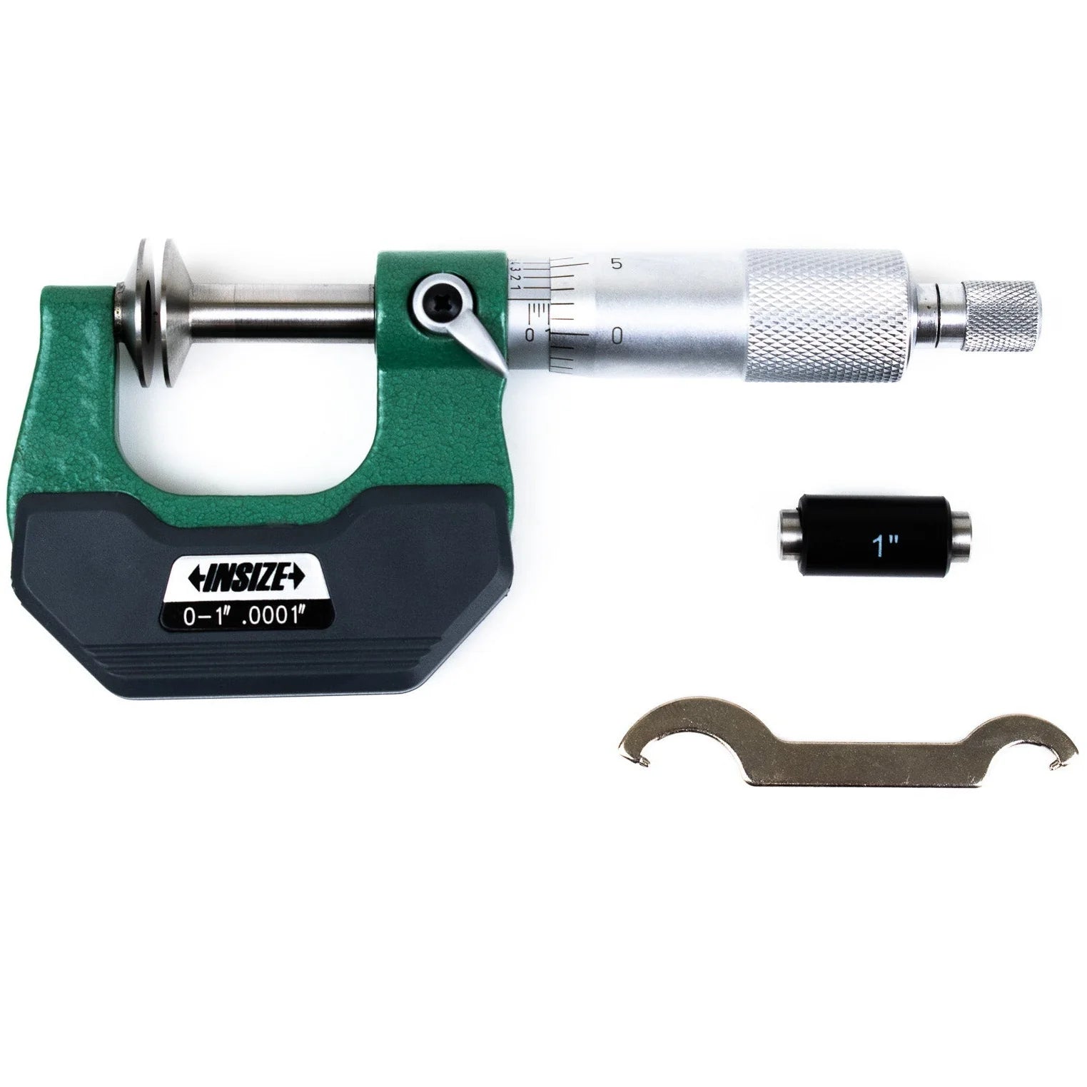 Insize Disc Micrometer Rotating type 0-25mm x .01mm Anvils 20mm 3282-2