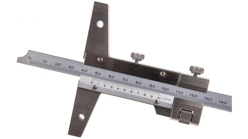 LTF Vernier Depth Gauge 300mm P-CPP30E 300mm x .02mm with fine adjustm