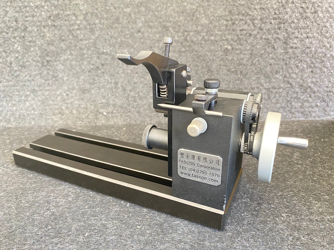 Fascon Concentricity Gauge Linear Slide MCG Type E, E1/E3 Roller chuck